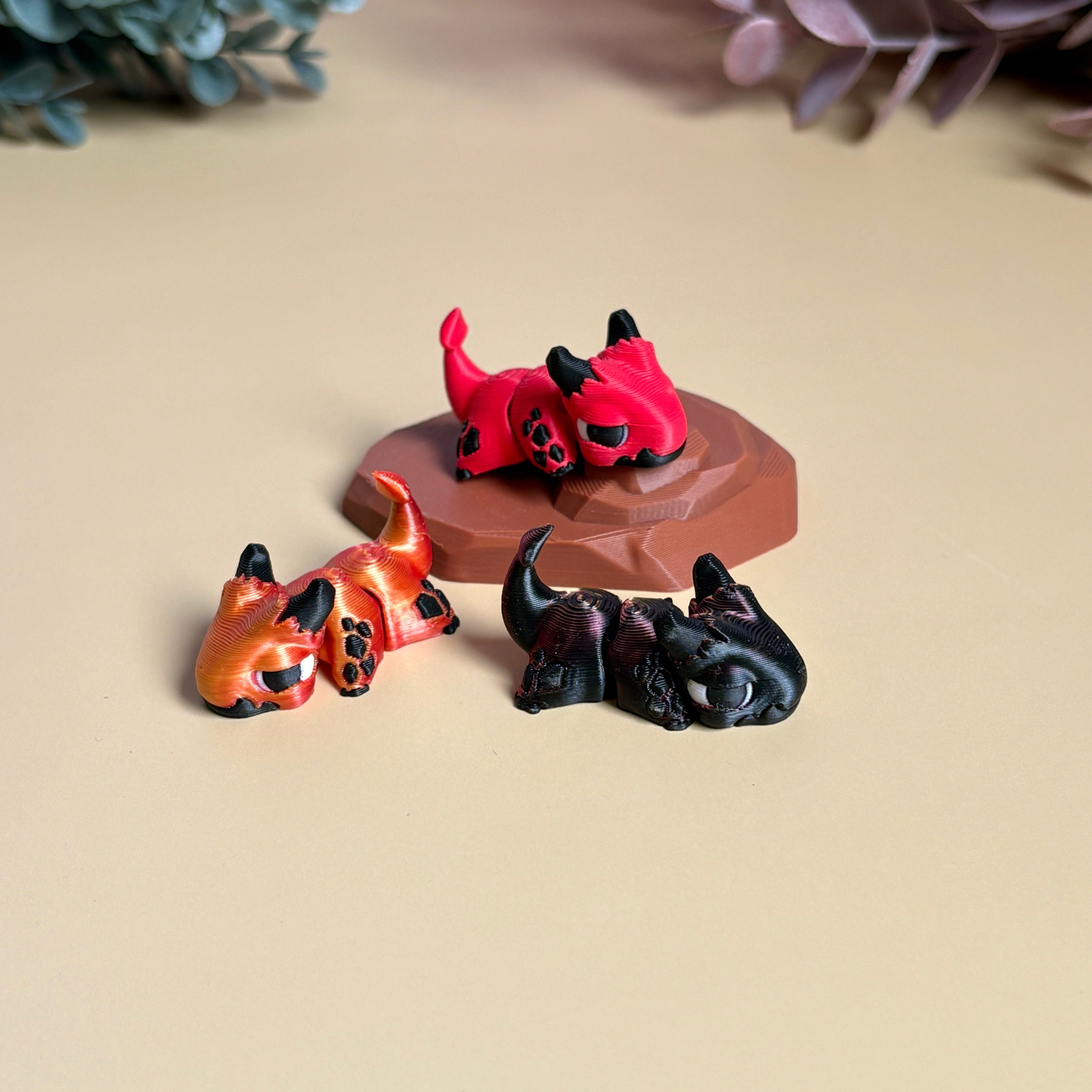 Mini Ember Dragon Hatchling – Fantasy Forest 3D